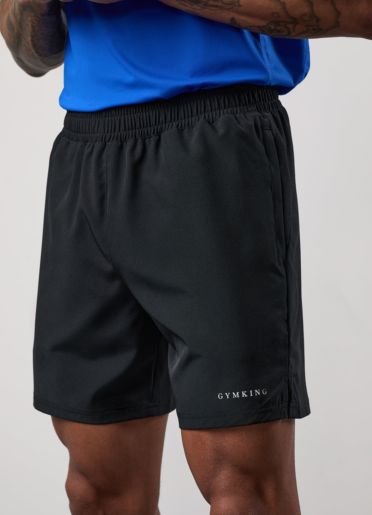 Gym King Energy Linear Tee - Black