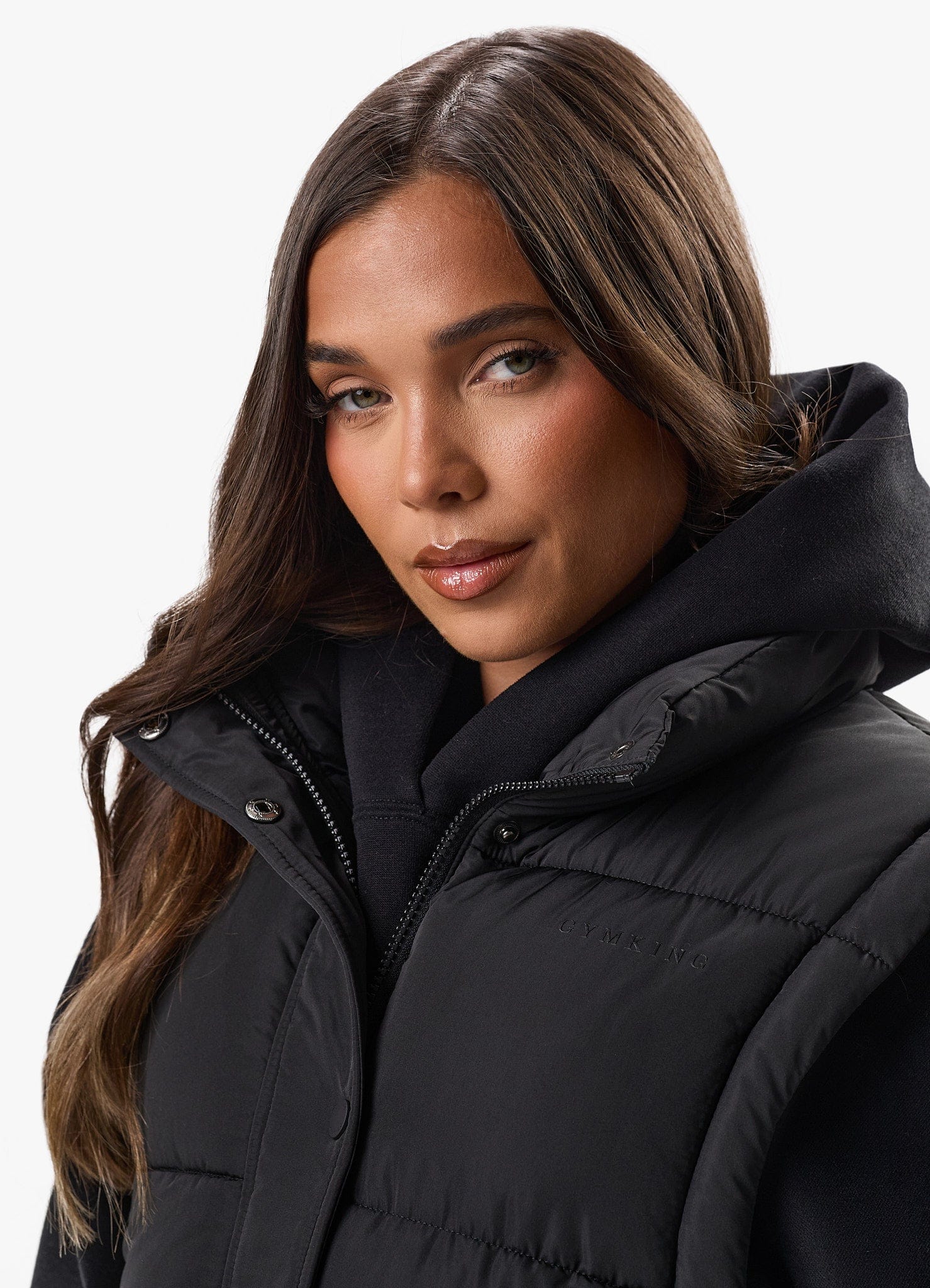 Gym King Longline Gilet - Black – GYM KING